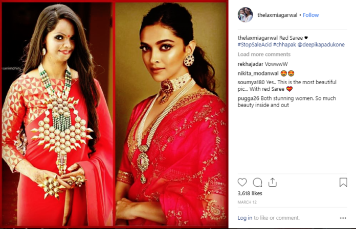 Chappak: Deepika Padukone’s first look unveiled as acid survivor Laxmi ...